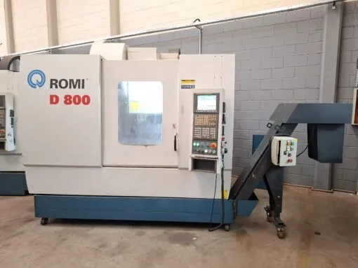 Centro De Usinagem Cnc Romi D800 4 Eixo